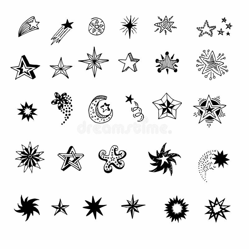 The collection of stars stock vector. Illustration of award - 49506834