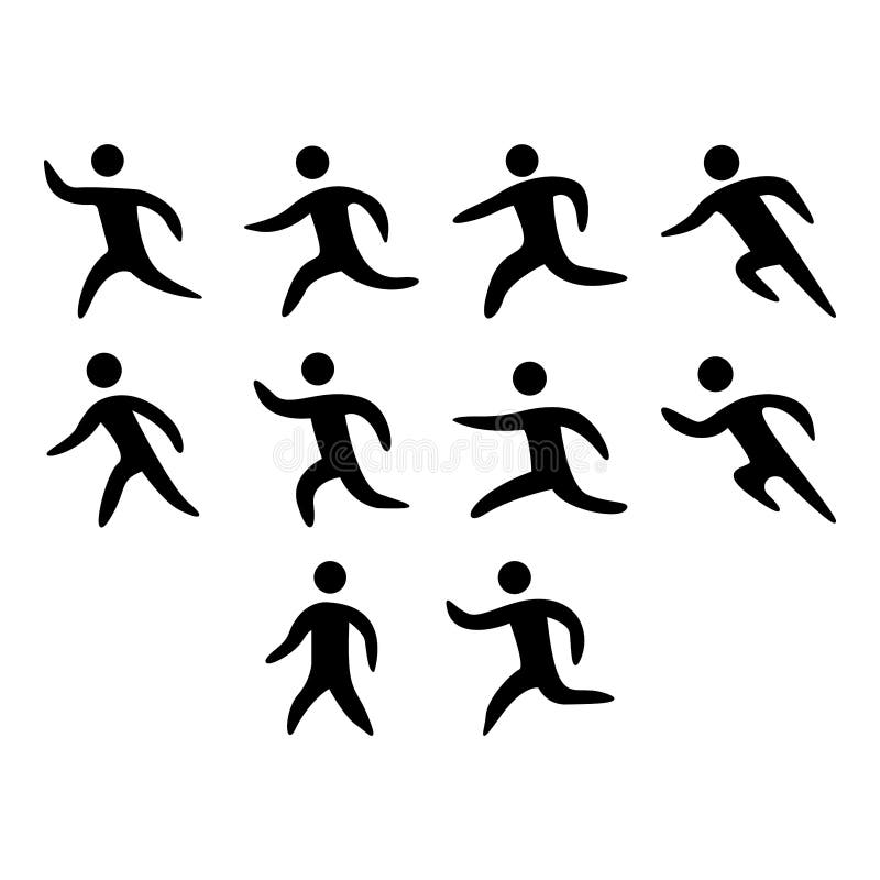 Stickman Running Sequence