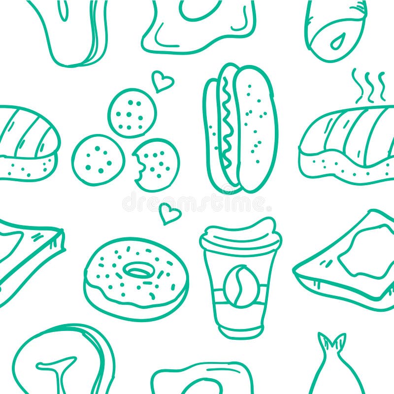 Stock of Food Various Style Doodles Stock Vector - Illustration of ... Stock of Food Various Style Doodles Stock Vector - Illustration of ...