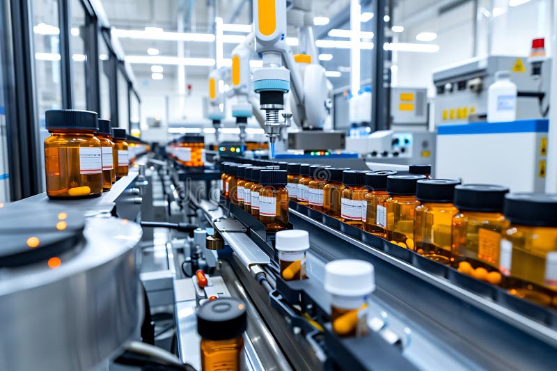 Stock Illustrations of Packing Machinery with Conveyor Systems for ...