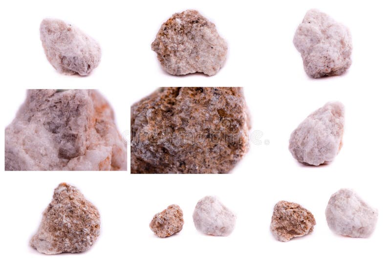 Collection of Stone Mineral Albit Stock Photo - Image of geology ...