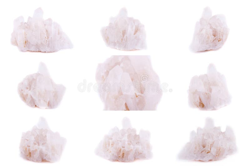 Collection of Stone Mineral Rock Crystal Stock Photo - Image of ...