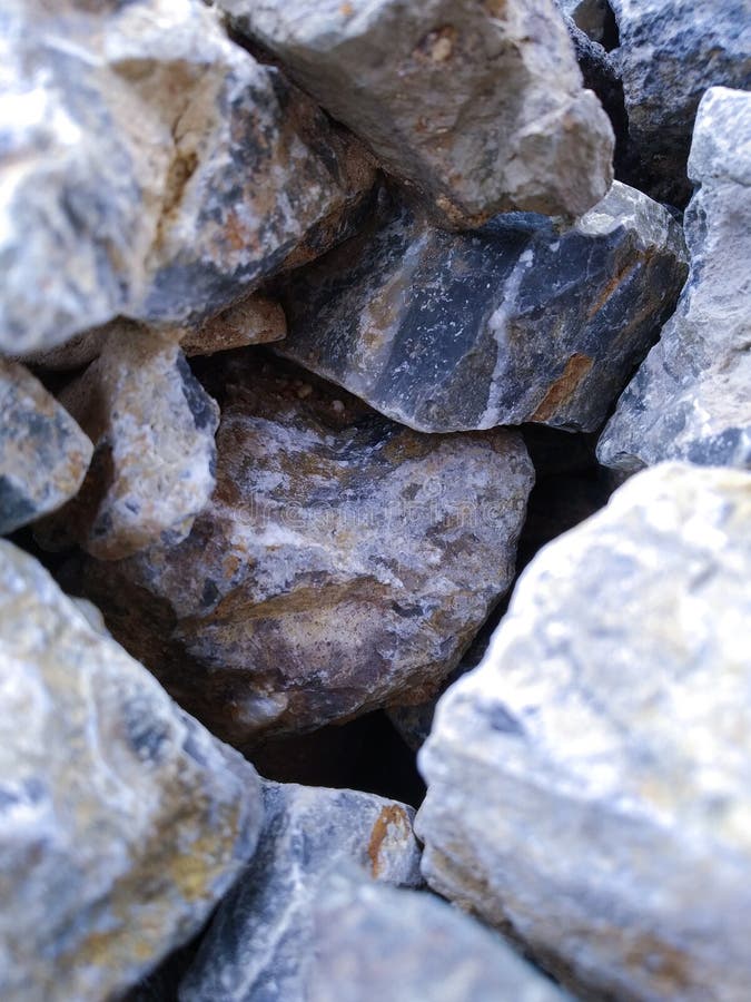 A Collection of Stones. Geology. Minerals. Many Stones Stock Image ...