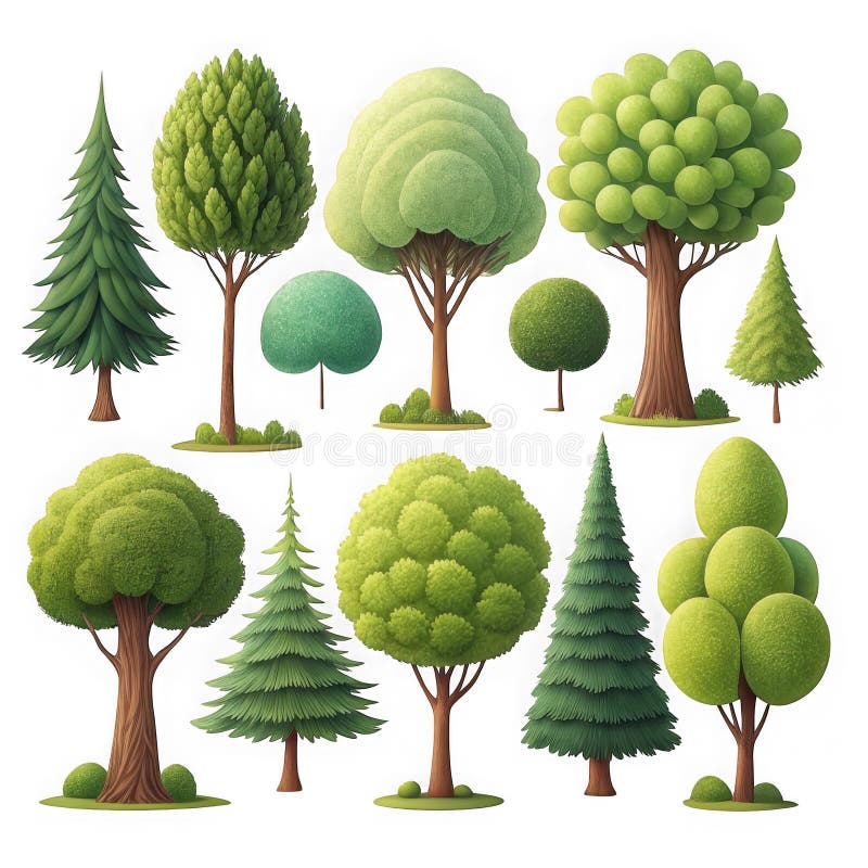 Clustered Canopies Stock Illustrations – 9 Clustered Canopies Stock ...