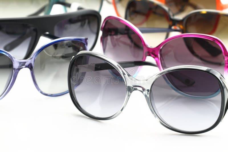 Collection of sunglasses stock photo. Image of beauty - 25573016