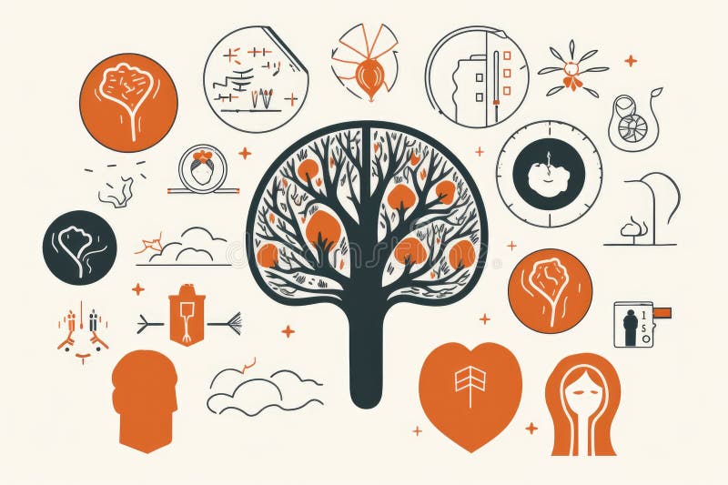 Collection Of Symbols And Signs Each Representing A Different Aspect
