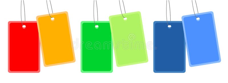 Collection of Tags. Vector Illustration Decorative Design Stock Vector ...