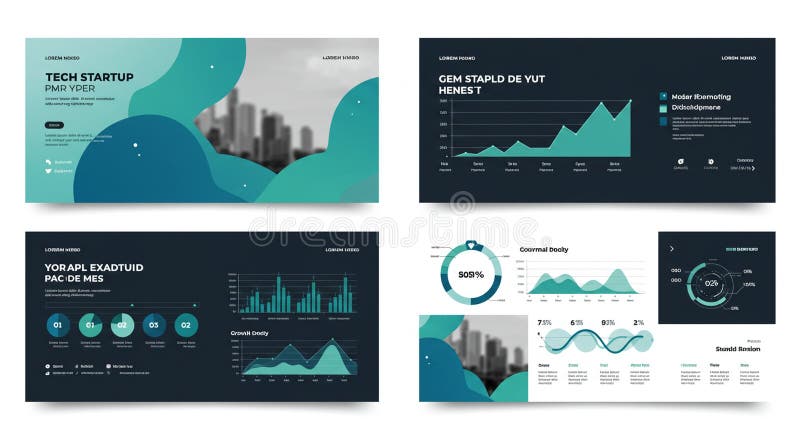 Themed Presentation Slide Template Stock Illustrations – 172 Themed ...