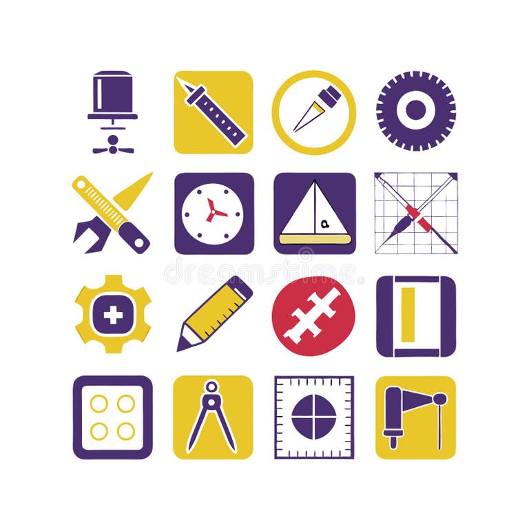 Drawing Icons Technical Stock Illustrations – 5,718 Drawing Icons ...