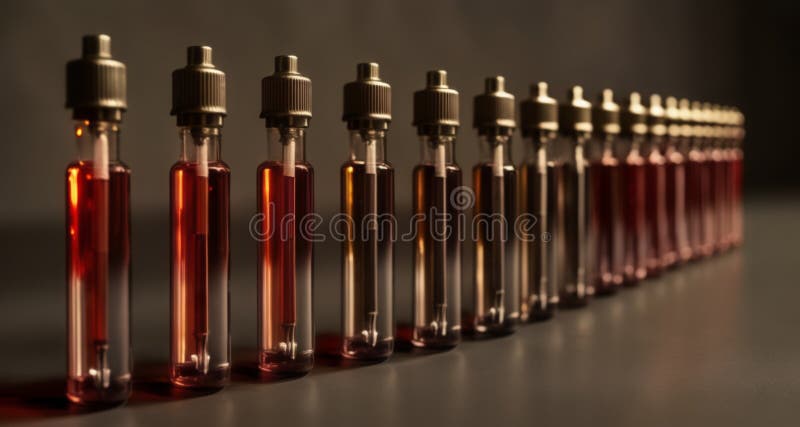 A Collection of Test Tubes with Varying Liquids, Ready for Scientific ...