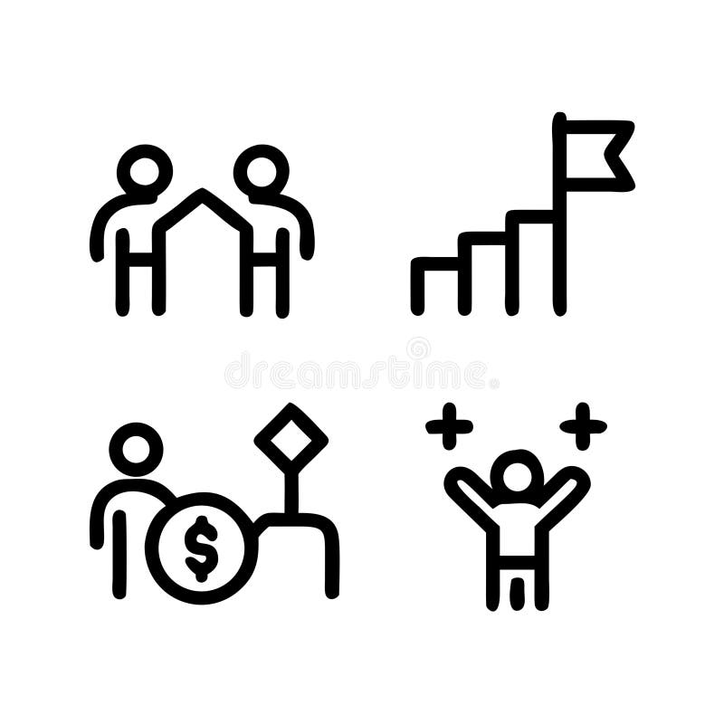 Collection of Thin Linear Icons Representing Various Vehicles Transport ...