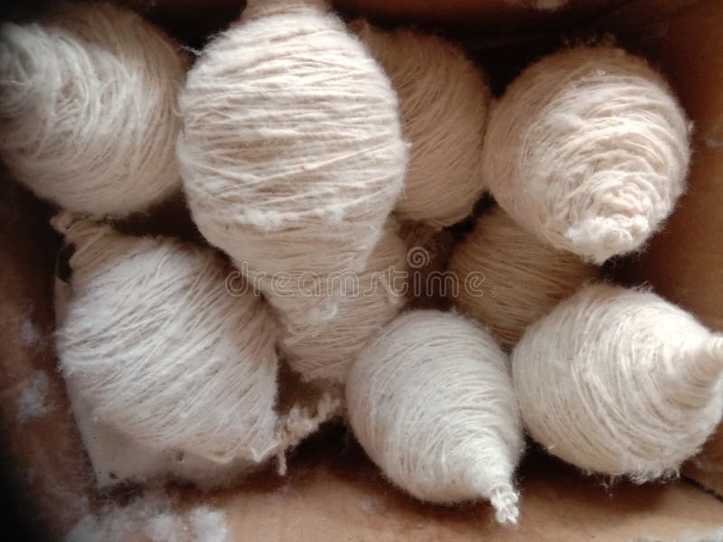 A Collection of Threads that Have Been Woven in a Box Stock Photo ...