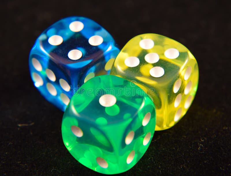 Three Dice stock photo. Image of quartet, life, still - 102477742
