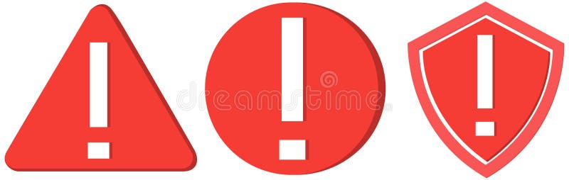 Three warning signs stock vector. Illustration of classic - 18566137 Three warning signs stock vector. Illustration of classic - 18566137