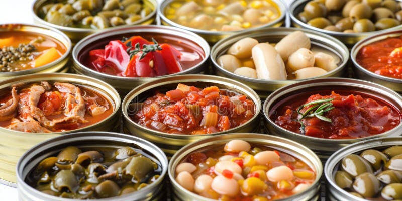 Tins of Different Sizes and Closed Stock Image - Image of background ...