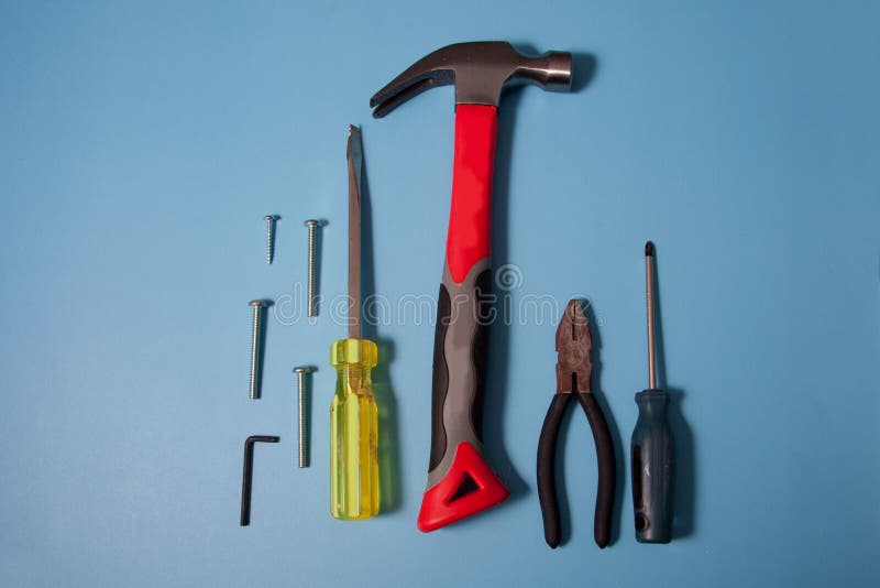 Handy household tools stock photo. Image of screwdriver - 149666964