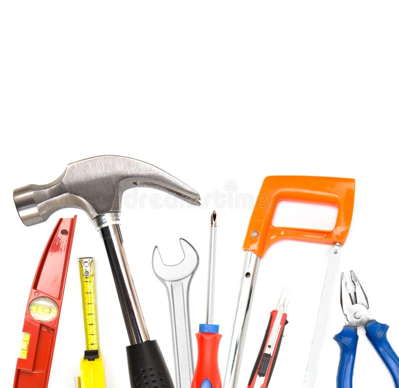 Collection of Tools on High Definition Stock Photo - Image of plug ...