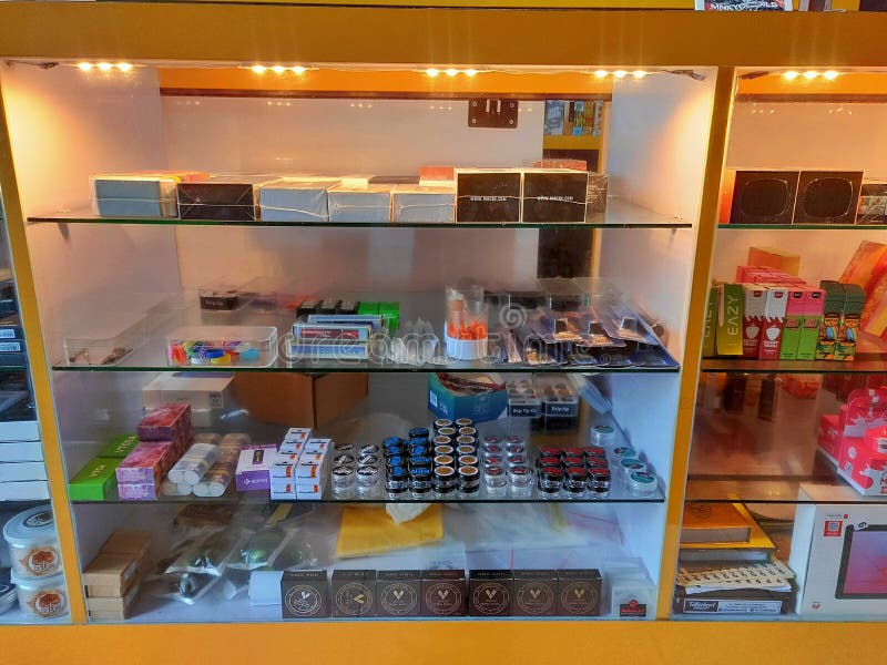 A Collection of Tools in the Vape Store Editorial Stock Image - Image ...