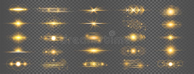 Collection of Transparent Light Beam Background with Shiny Effects ...