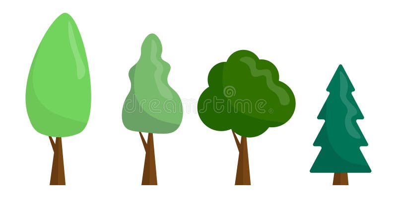Different Forest Elements Vector Stock Illustrations – 2,647 Different ...