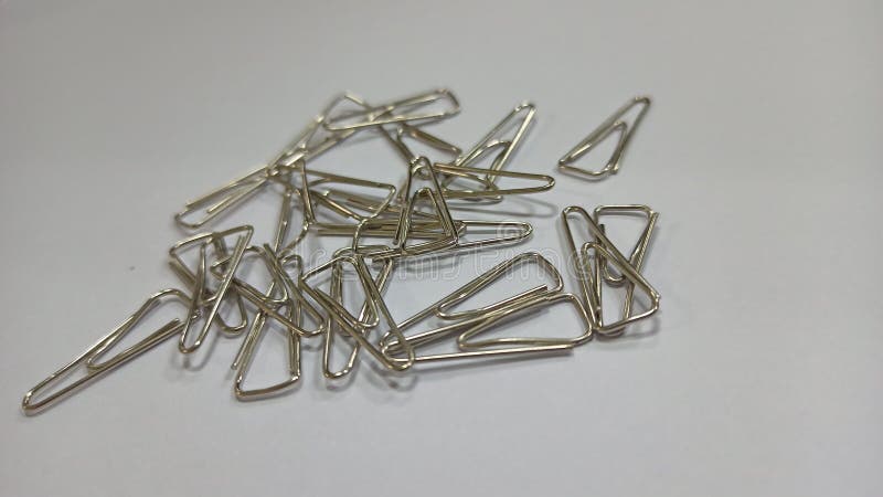 A Collection of Triangles Clips on Paper Stock Photo - Image of ...