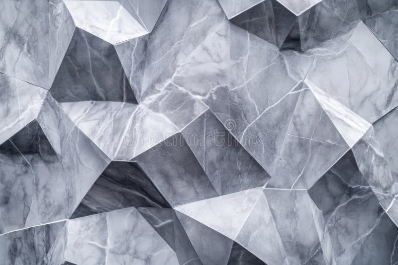 A Collection of Triangles in Various Shapes and Sizes Stock Image ...