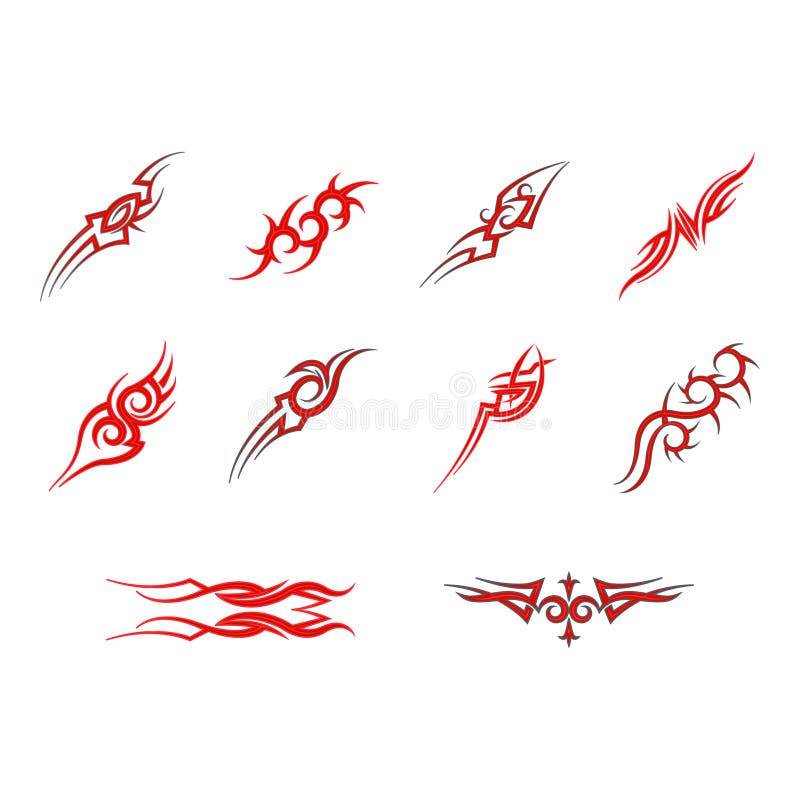 Tribal icon set stock vector. Illustration of symbol - 301189711