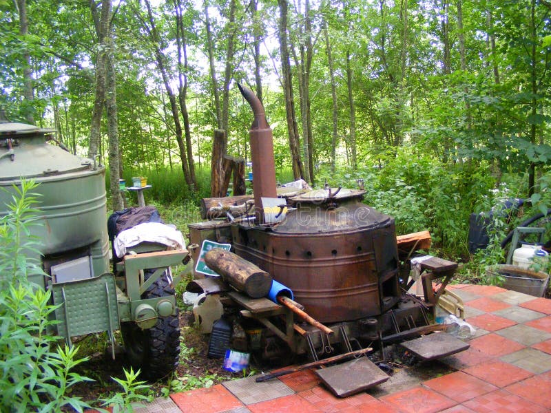 Collection of Two Army Field Kitchens Stock Photo - Image of russian ...