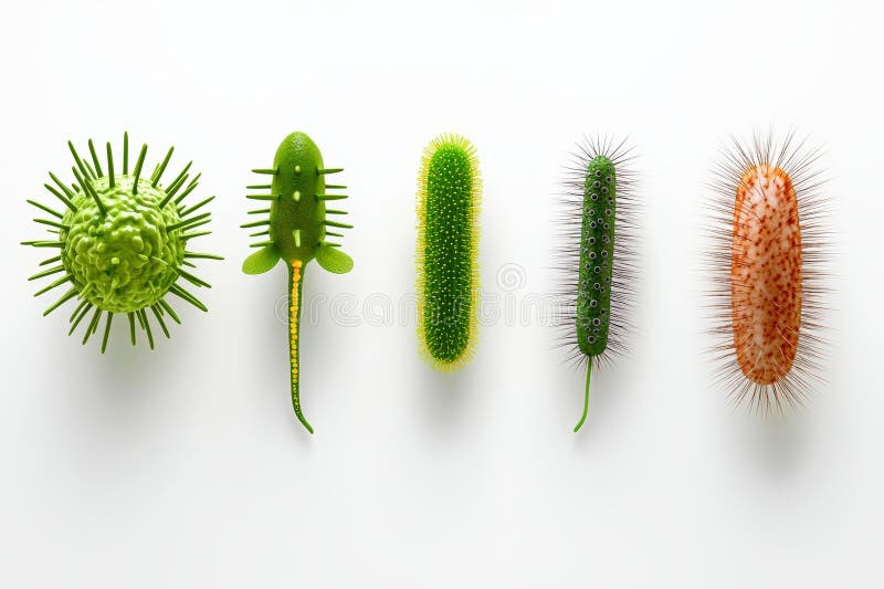 A Collection of Unique Abstract 3D Models Resembling Various ...