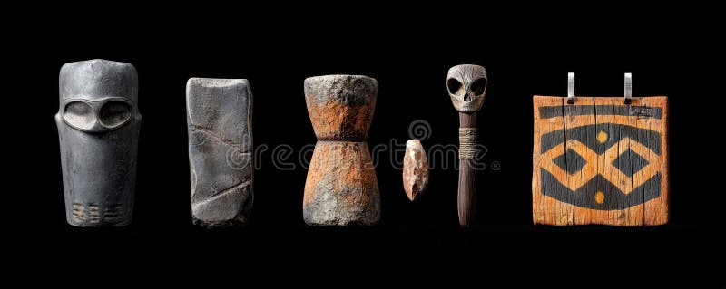 A Collection of Unique Ancient Artifacts Showcasing Diverse Cultural ...