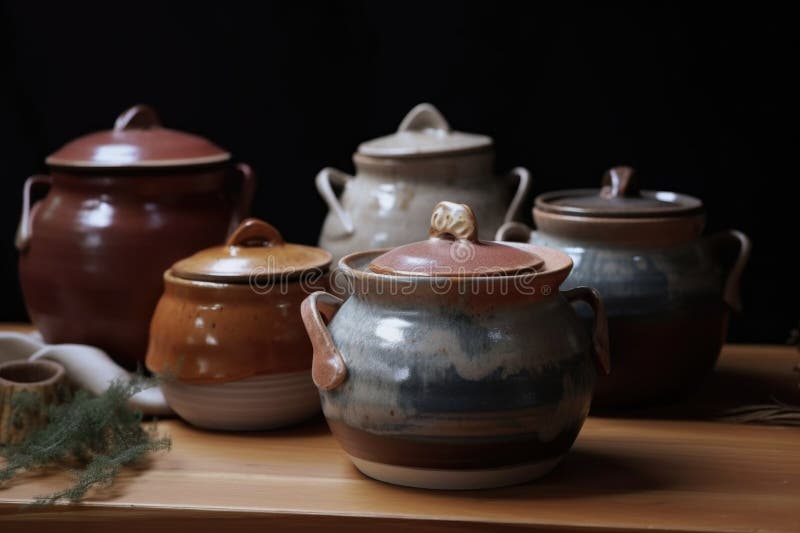 Collection of Unique and Handcrafted Pottery Pieces, Each with Its Own ...