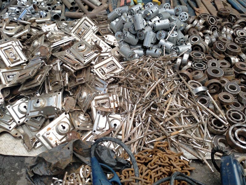 A Collection of Used Items of Iron Tools Stock Image - Image of wood ...