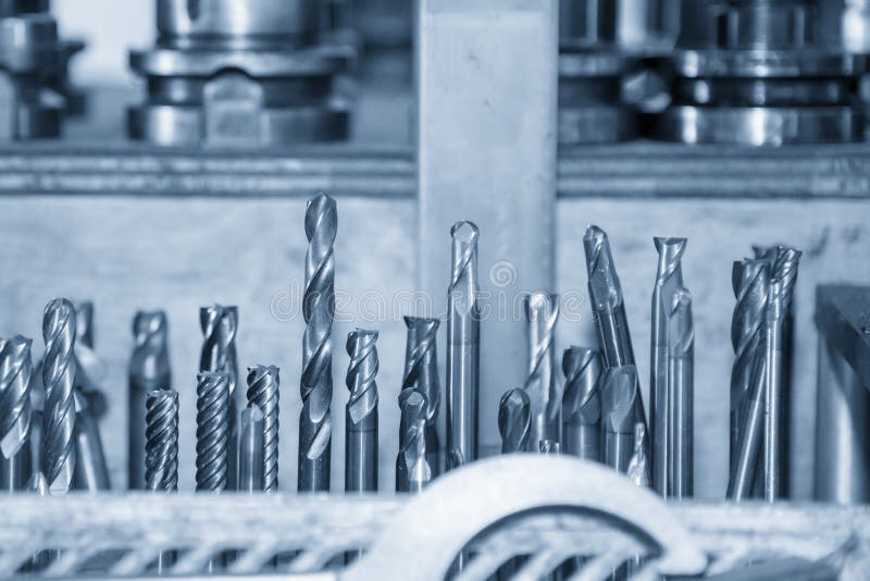 The Collection of the Used Solid Carbide Endmill Tools for CNC Milling ...