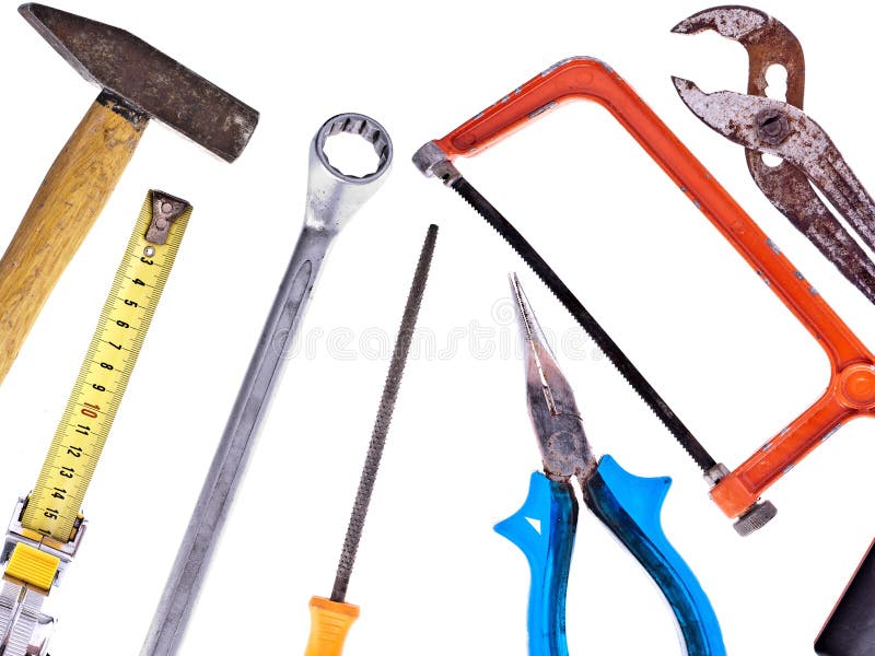 Collection of used tools stock photo. Image of construct - 25706728