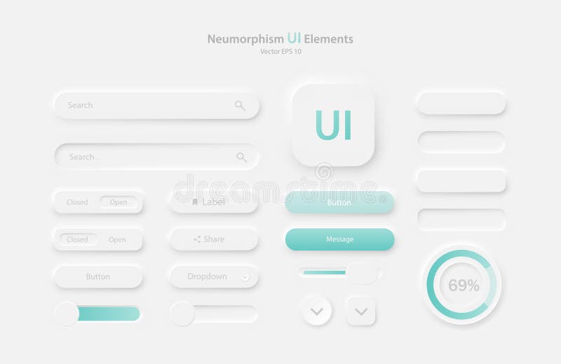 Neumorphism Ui Stock Illustrations – 3,272 Neumorphism Ui Stock ...