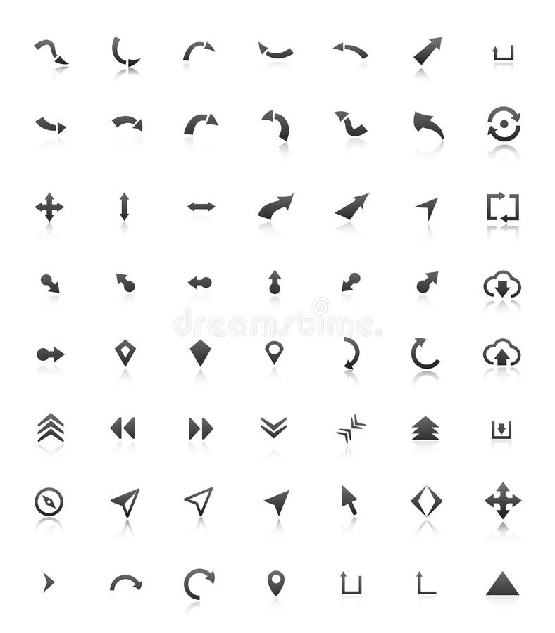 Arrow Icons stock vector. Illustration of element, draw - 30237553