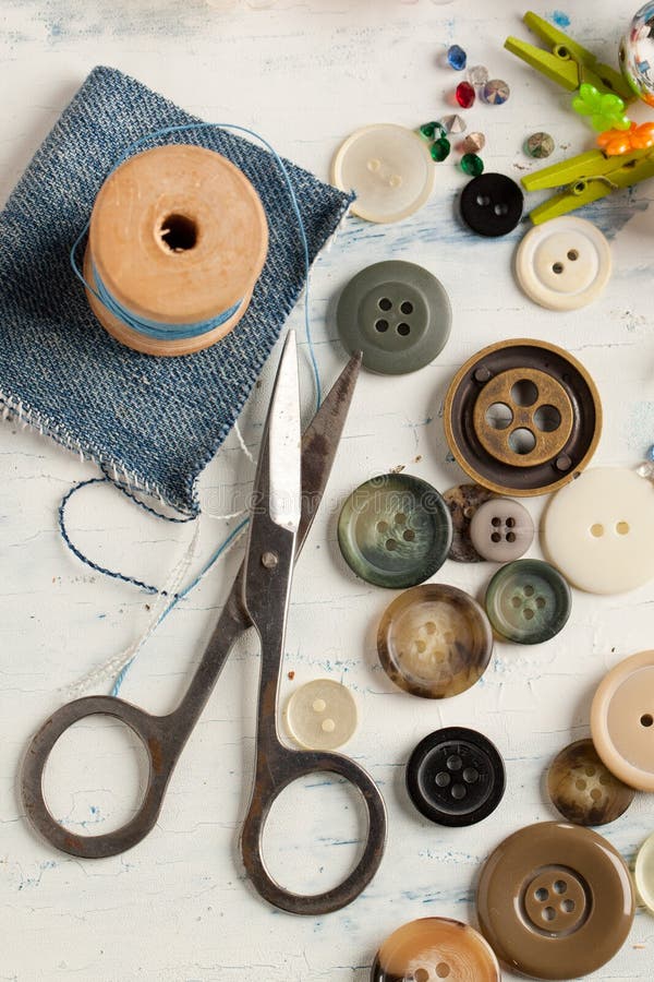 SEWING objects stock photo. Image of colorful, clothing - 39552612