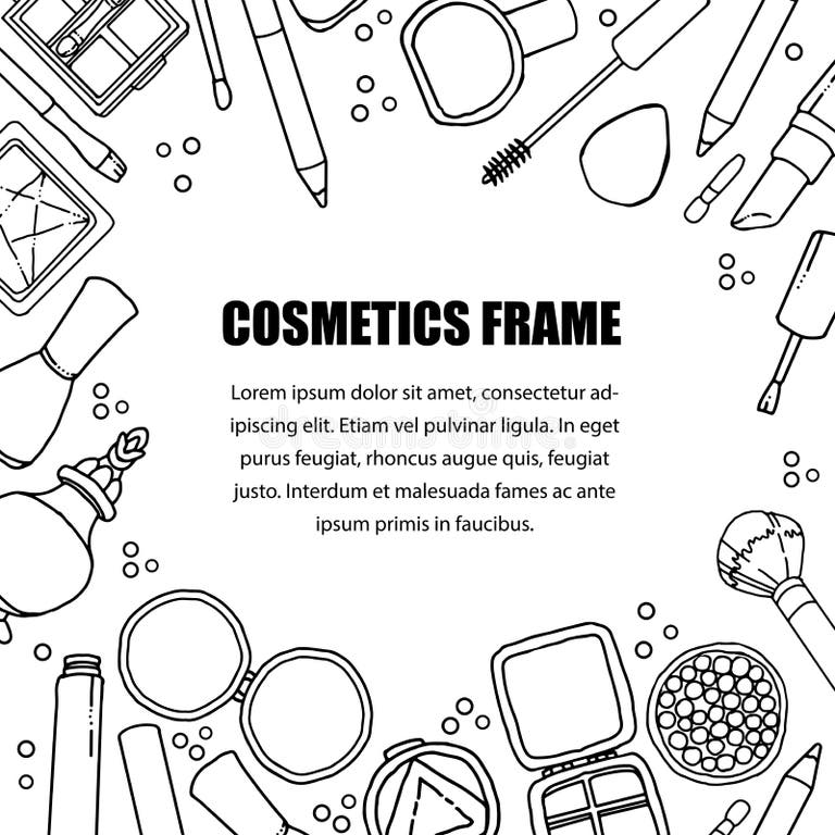 Collection of Various Cosmetic Products Design Template. Stock Vector ...
