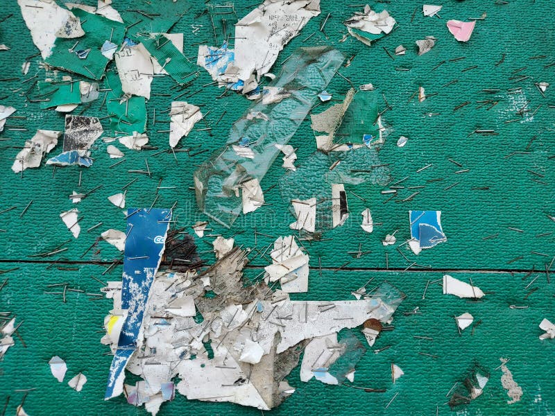 Collection of Various Crumpled Note Papers Stock Image - Image of ...