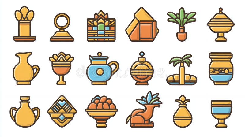 Collection of Various Decorative Objects and Containers with Distinct ...