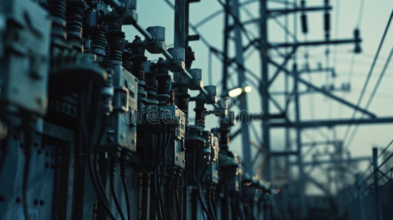 A Collection of Various Electrical Devices. Ideal for Illustrating ...