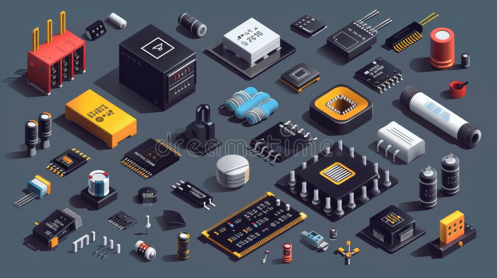Various Circuits Stock Illustrations – 449 Various Circuits Stock ...