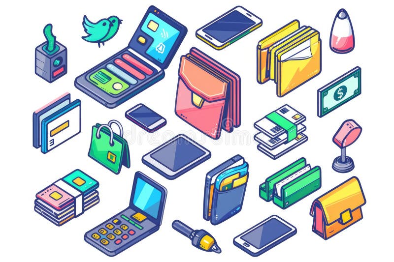 A Collection of Various Electronic Devices, Including Smartphones ...