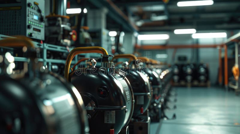 A Collection of Various Fire Hydrants in a Room. Ideal for Fire Safety ...