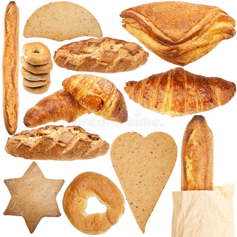 Collection of Various Fresh Bakery Stock Photo - Image of baked ...
