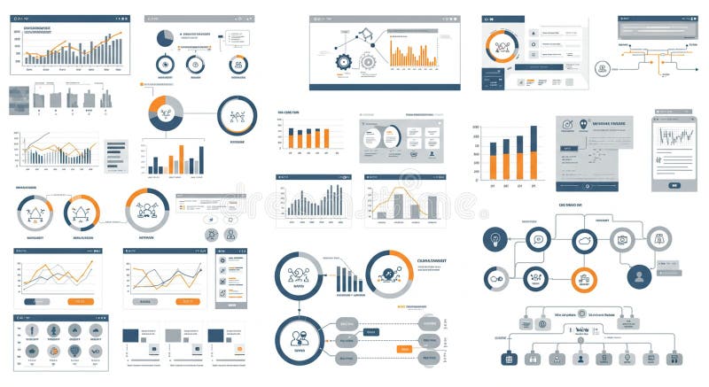 Various Infographic Graphs Stock Illustrations – 4,118 Various ...