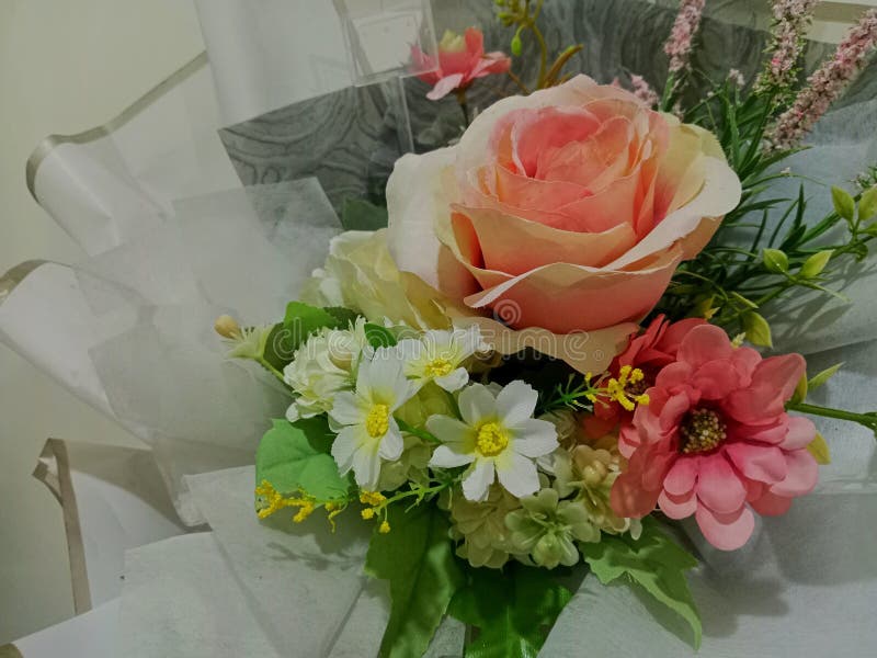 A Collection of Various Kinds of Flowers Makes Interesting Art Stock ...