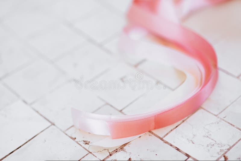 Collection of Various Knot and Ribbon on White Background. Stock Image ...