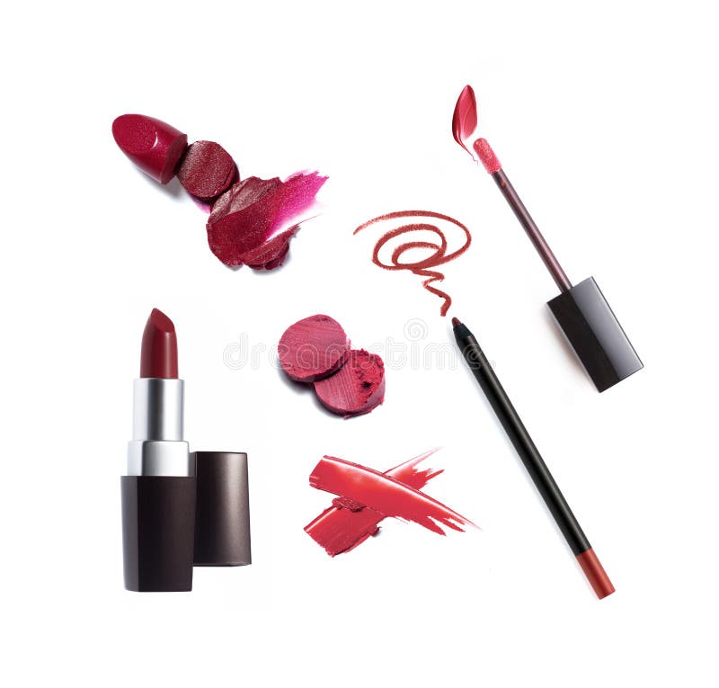 Collection of Various Lipstick Stock Image - Image of makeup, female ...