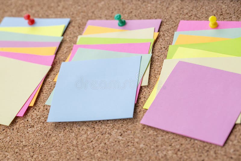 Collection of Various Note Papers Stock Photo - Image of brown, sheet ...